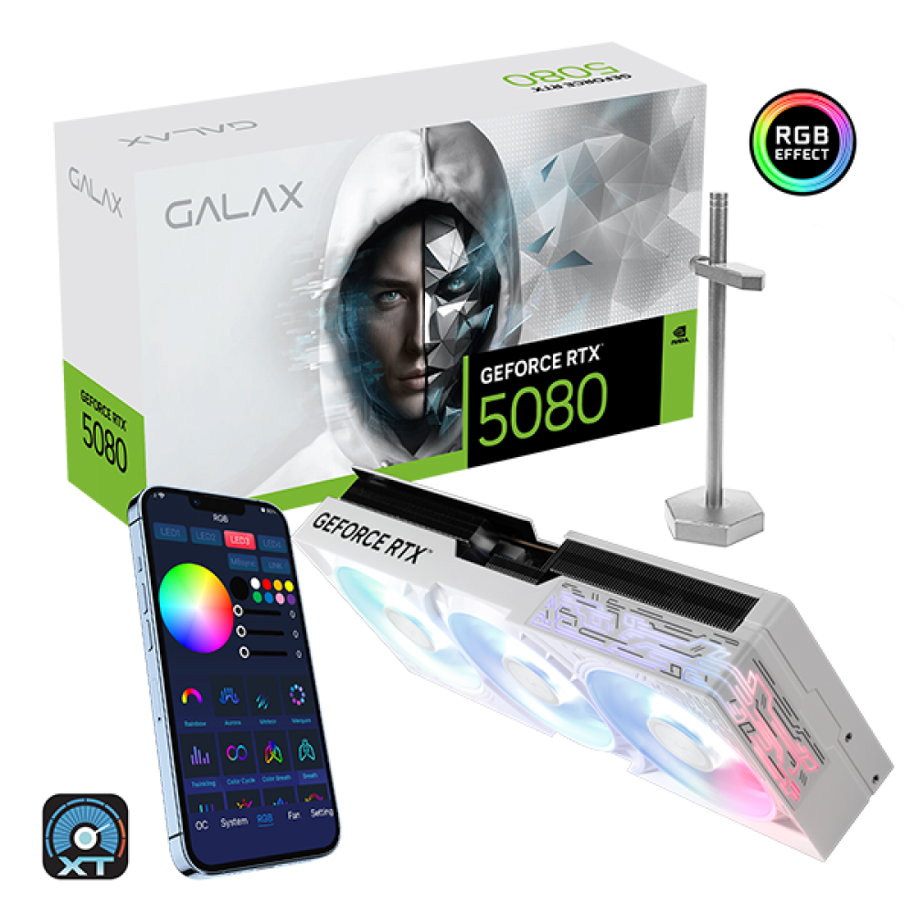 GALAX GeForce RTX™ 5080 1-Click OC White