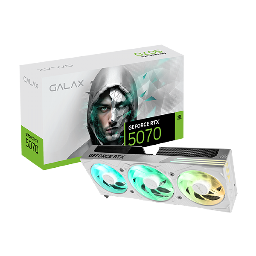 GALAX GeForce RTX™ 5070 EX Gamer 1-Click OC White