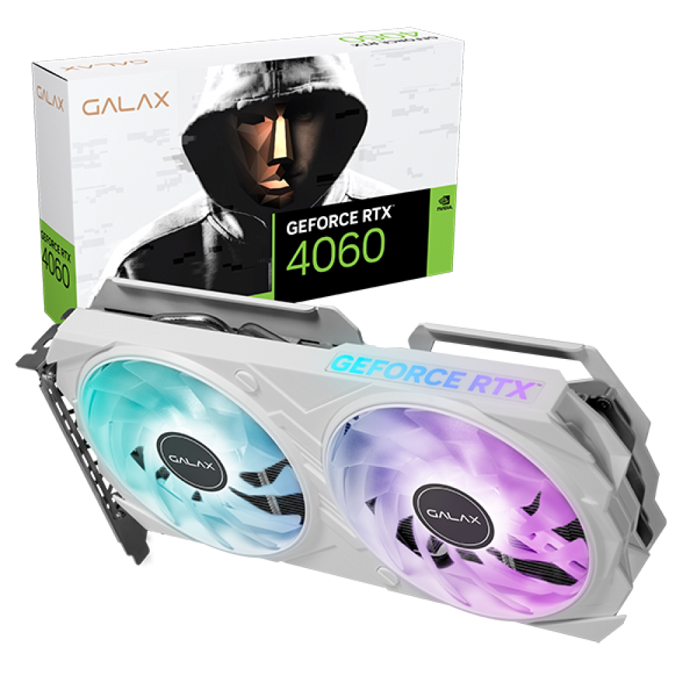 GALAX GeForce RTX™ 4060 EX White