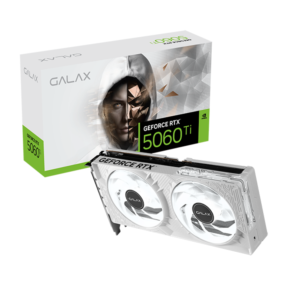 GALAX GeForce RTX™ 5060 Ti 1-Click OC White