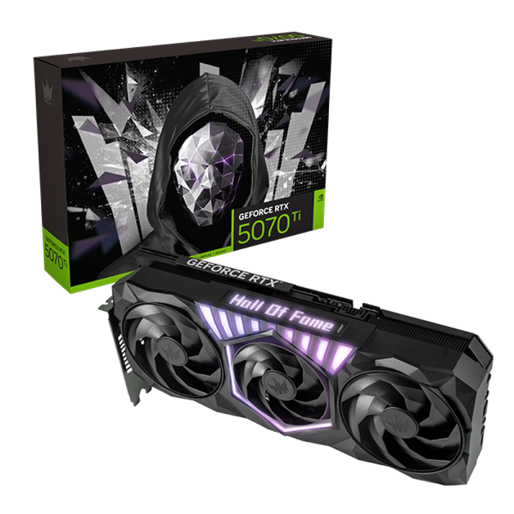 GALAX GeForce RTX™ 5070 Ti HOF Gaming Black Edition