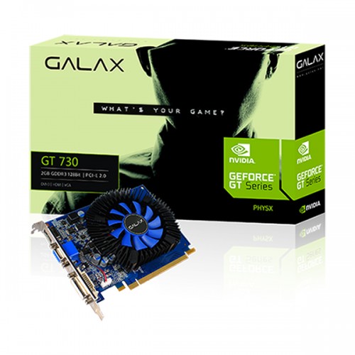 GALAX GEFORCE GT 730 2GB - 700 Series - Graphics Card