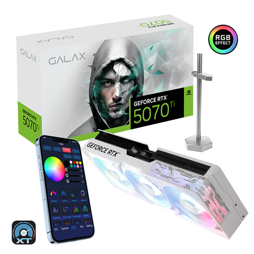 GALAX GeForce RTX™ 5070 Ti 1-Click OC White